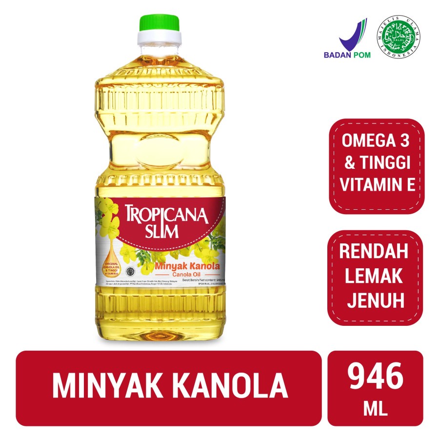 Jual Minyak Goreng TROPICANA SLIM MINYAK KANOLA 946ML Tropicanaslim Canola | Shopee Indonesia