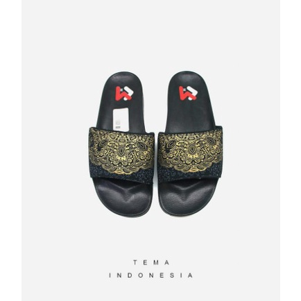 Jual SANDAL PRIA SLIDE ADAM TEMA BATIK INDONESIA | Shopee Indonesia