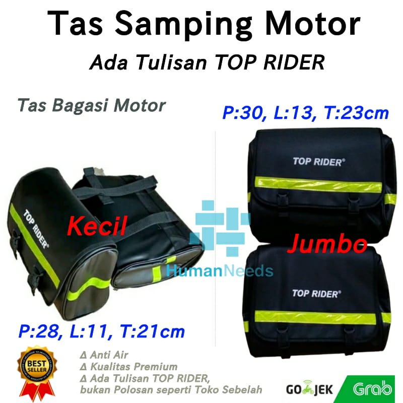 Jual Tas Top Rider Sidebag Motor Bagasi Tambahan Tempat Penyimpanan ...