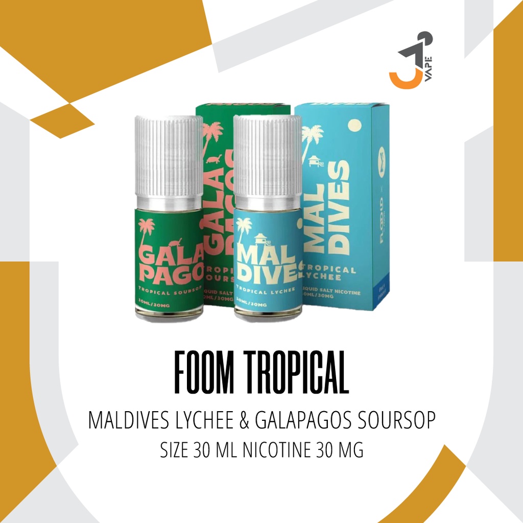 Jual FOOM GALAPAGOS TROPICAL SOURSOP SALTNIC 30ML 30MG BY FOOM E-LIQUID ...