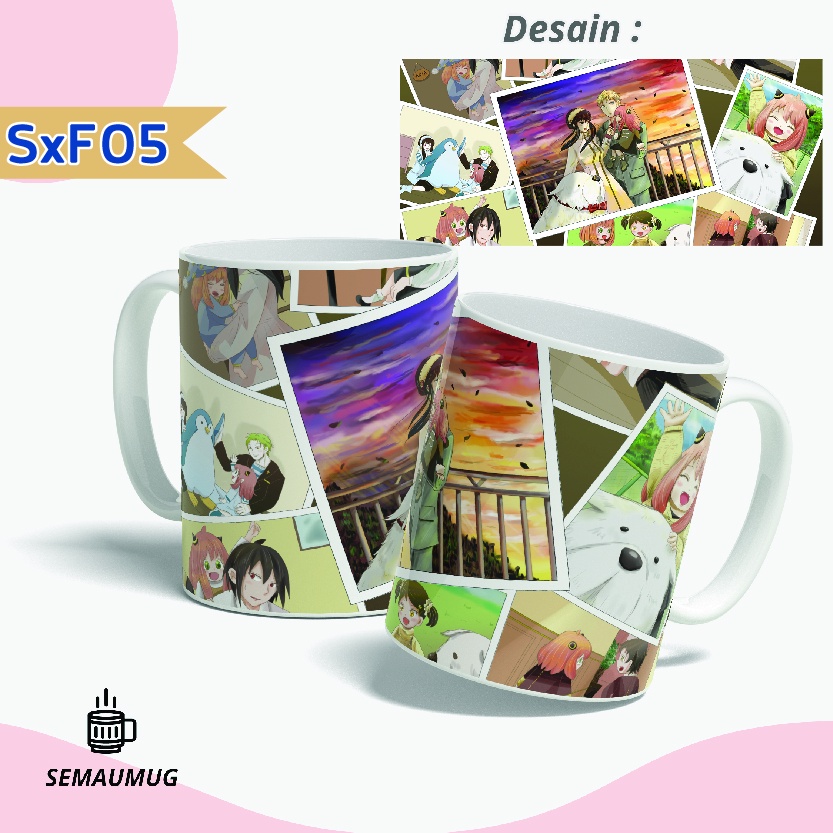 Jual MUG ANYA LOID YOR FORGER SPY X FAMILY KADO ANIME GELAS CANGKIR ...