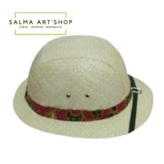 Jual Topi kompeni /topi demang sepedah onthel meneer belanda anyaman ...