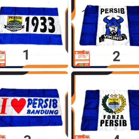 Jual TERLARISS Bendera Persib viking giant flage Persib ukuran 100x60cm ...