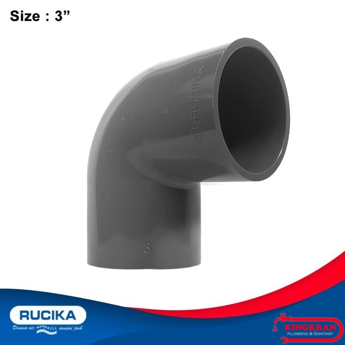 Jual Knee PVC AW 3 Inch Rucika Elbow PVC AW 3" Rucika | Shopee Indonesia
