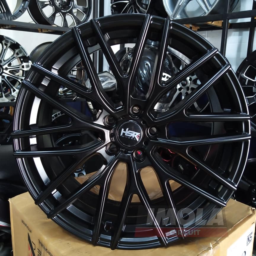 Jual Pelek mobil Hsr Ampana ring19 cocok buat mobil expander inova lubang baut pcd 5 warna hitam ...