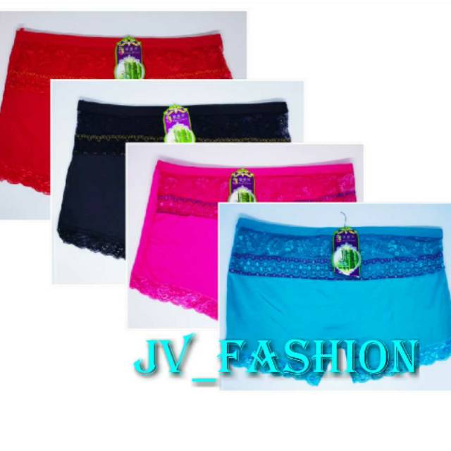 Jual BOXER WANITA DEWASA, FIT XL DAN XXL | Shopee Indonesia