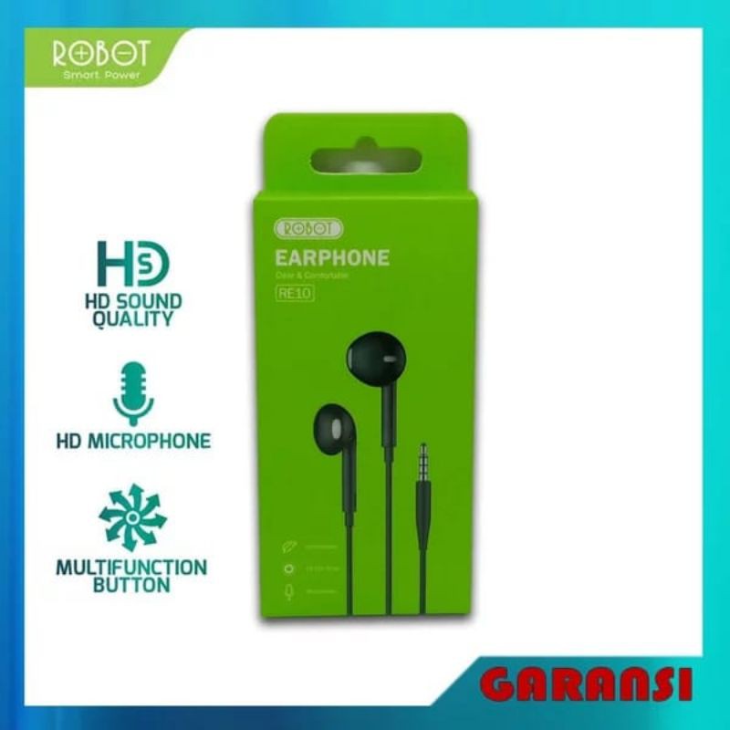 Jual ROBOR RE10 Semi In-Ear Clear and Comfortable Wired Headset ...