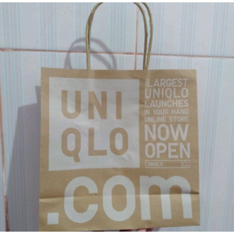 Jual Kantong Paper Bag Uniqlo Size XS | Shopee Indonesia