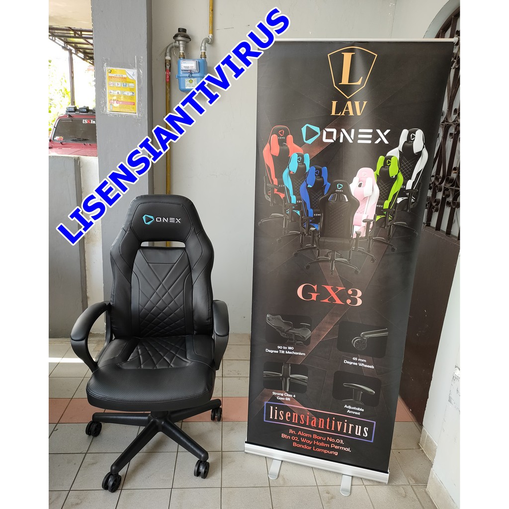 Jual Kursi Gaming ONEX GX1 Premium Quality Gaming Chair Kursi - Black ...