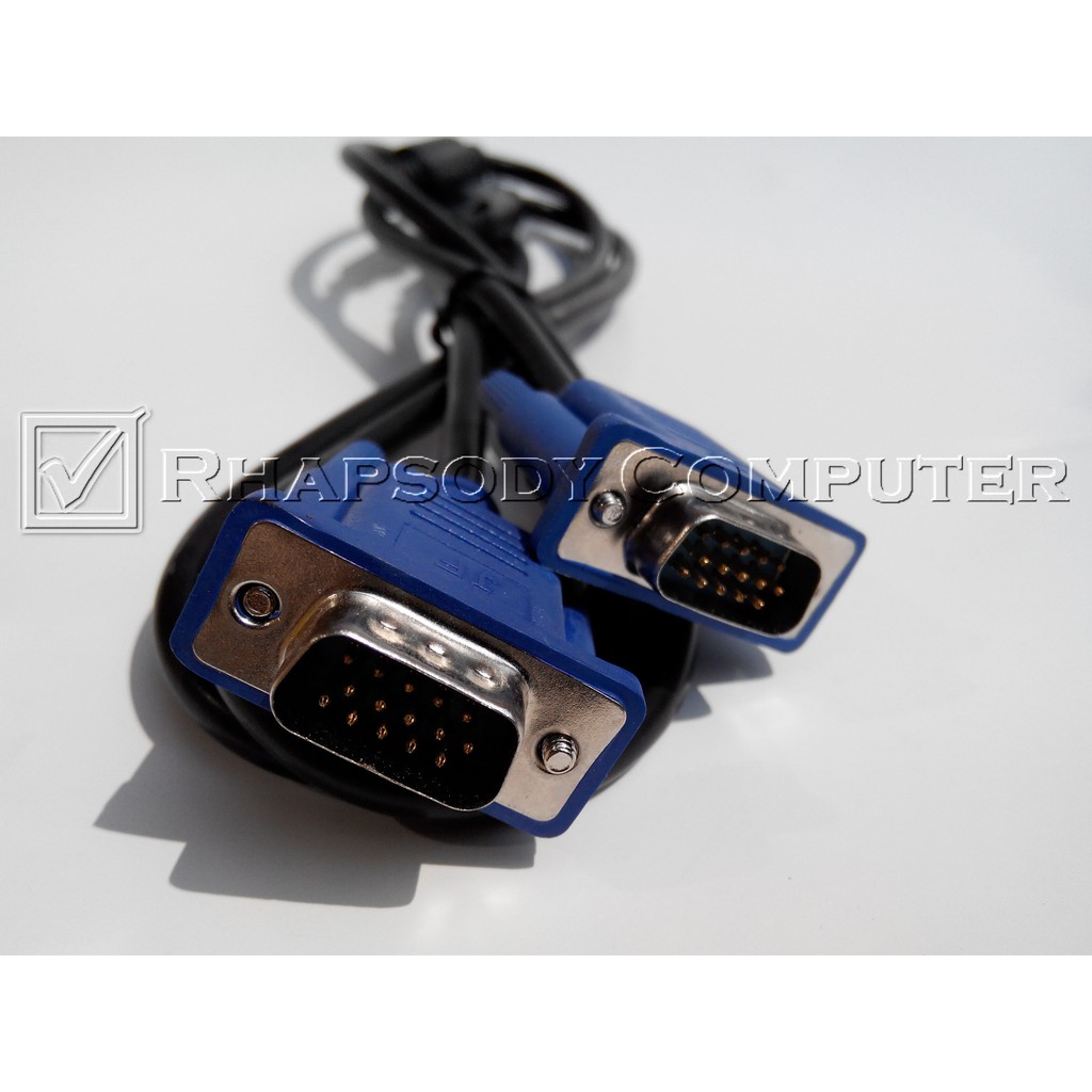 Jual Kabel Monitor / VGA Male-Male 15 Pin Standar | Shopee Indonesia