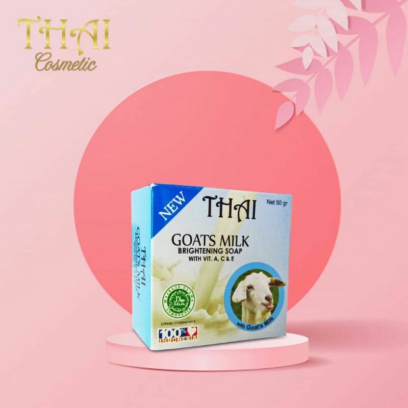 Jual THAI Goats Milk Soap 50 Gr - Sabun Susu Kambing | Shopee Indonesia