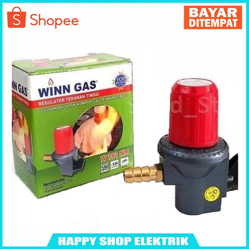 Jual WINN GAS Regulator LPG Tekanan Tinggi High Pressure + Meteran W ...