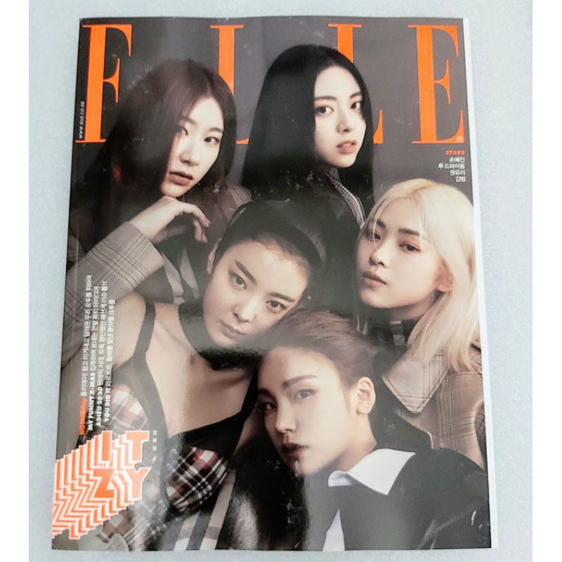 Jual Itzy Elle Korea December 2020 Kpop Magazine Cover B Ver. Ryujin ...