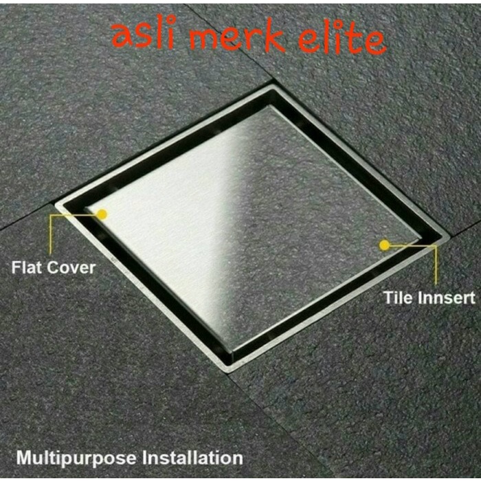 Jual new Smart floor drain ELITE E7776 tile insert Elite Anti Serangga ...