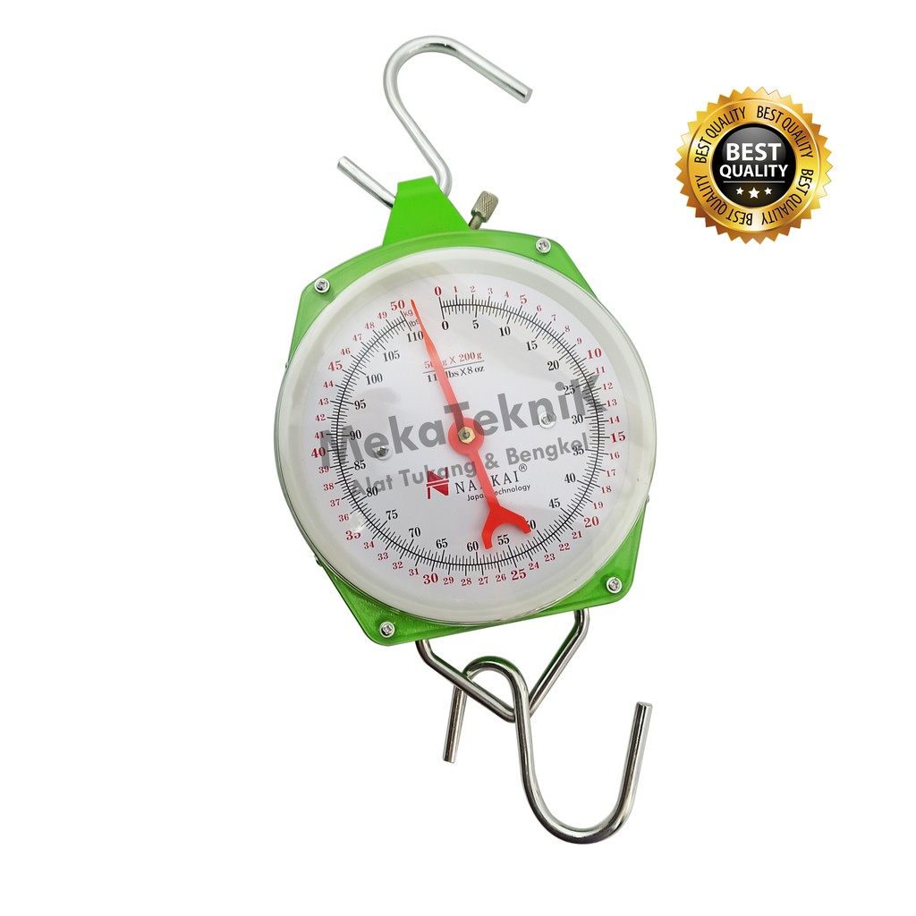 Jual TIMBANGAN GANTUNG JARUM NANKAI 50 KG / HANGING SCALE ANALOG ...
