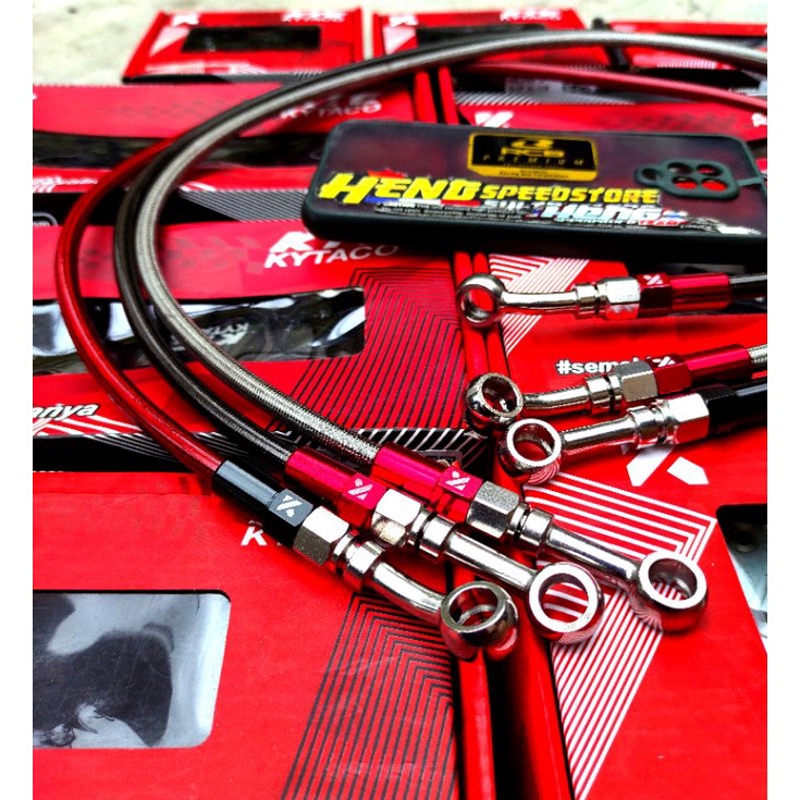 Jual Selang Rem Depan Ktc Kytaco 92cm / Selang Rem depan matick bebek ...