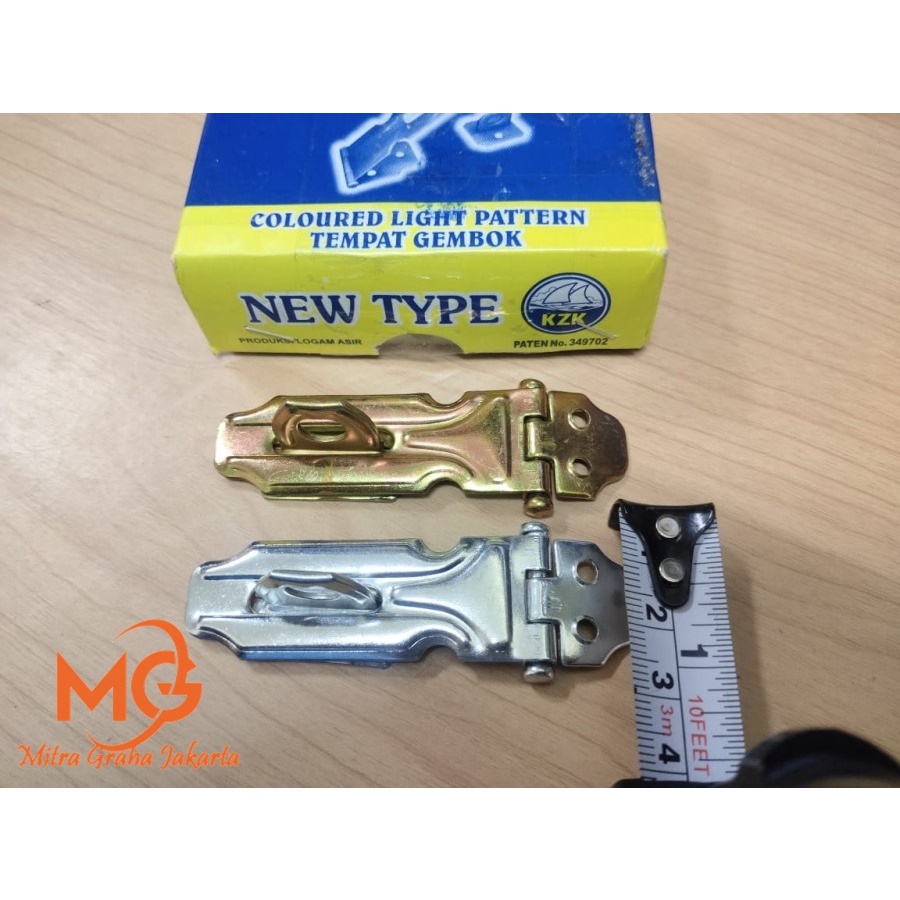 Jual Overpal Overval Grendel Kaitan Kunci Pintu Gembok Engsel KZK No 5 ...