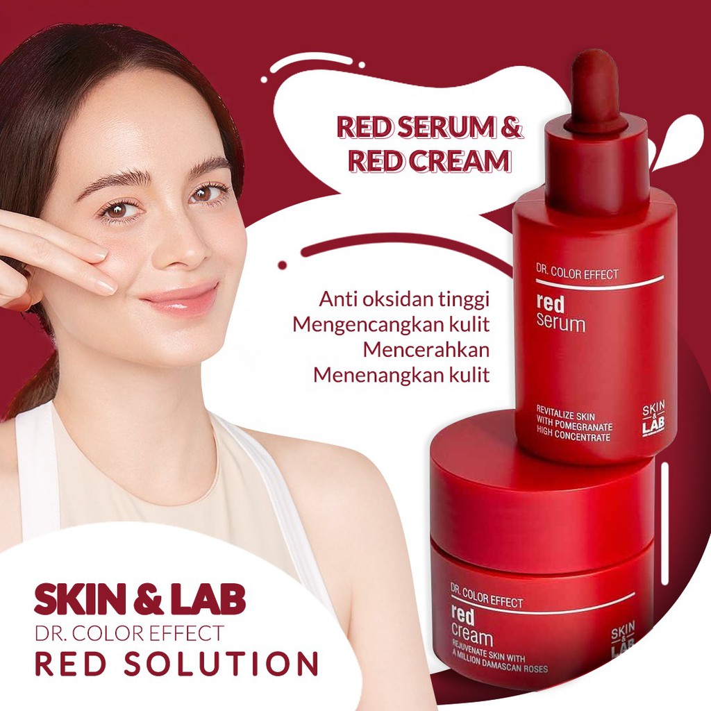 Jual Red Serum Set by Skinlab (Mencerahkan, mengencangkan, anti aging ...