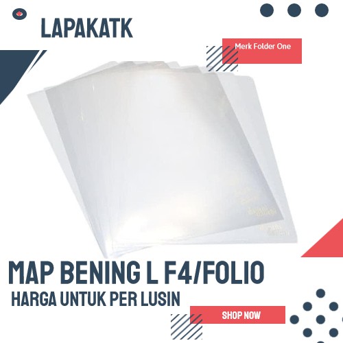 Jual MAP L BENING F4 / MAP L FOLIO FOLDER ONE (1LUSIN) ++ | Shopee ...