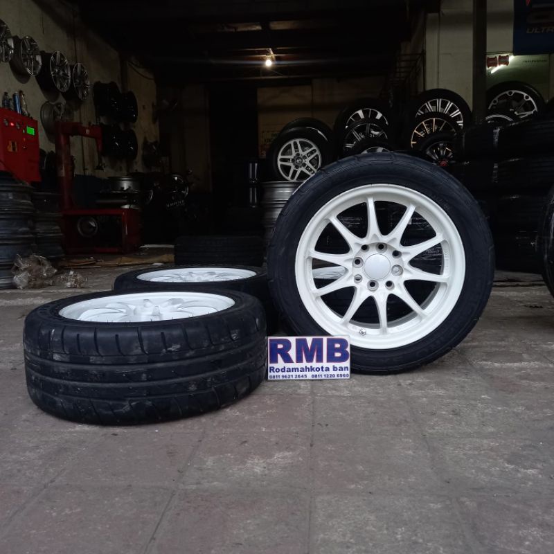 Jual VELG BEKAS MOBIL COPOTAN CE28 RING 15 + BAN GT RADIAL 195 50 R15 ...