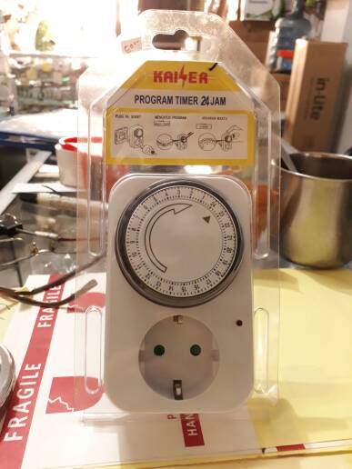Jual TIMER KAISER / OTOMATIS / PROGRAMER WAKTU MANUAL 24 JAM 24 HOUR ...