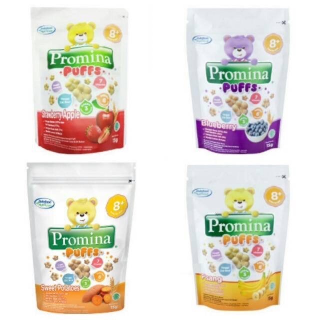 Jual Promina Puff Snack (untuk usia 8 bulan+) | Shopee Indonesia