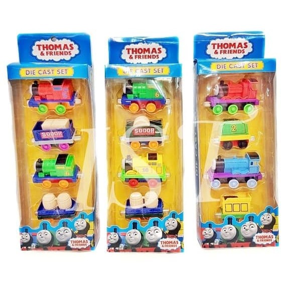 Jual Top Brand DIECAST SET THOMAS ISI 4PCS 899-5 - DIE CAST THOMAS AND ...