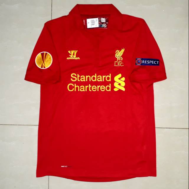 Jual JERSEY LIVERPOOL HOME 12/13 FULLPATCH UEL | Shopee Indonesia