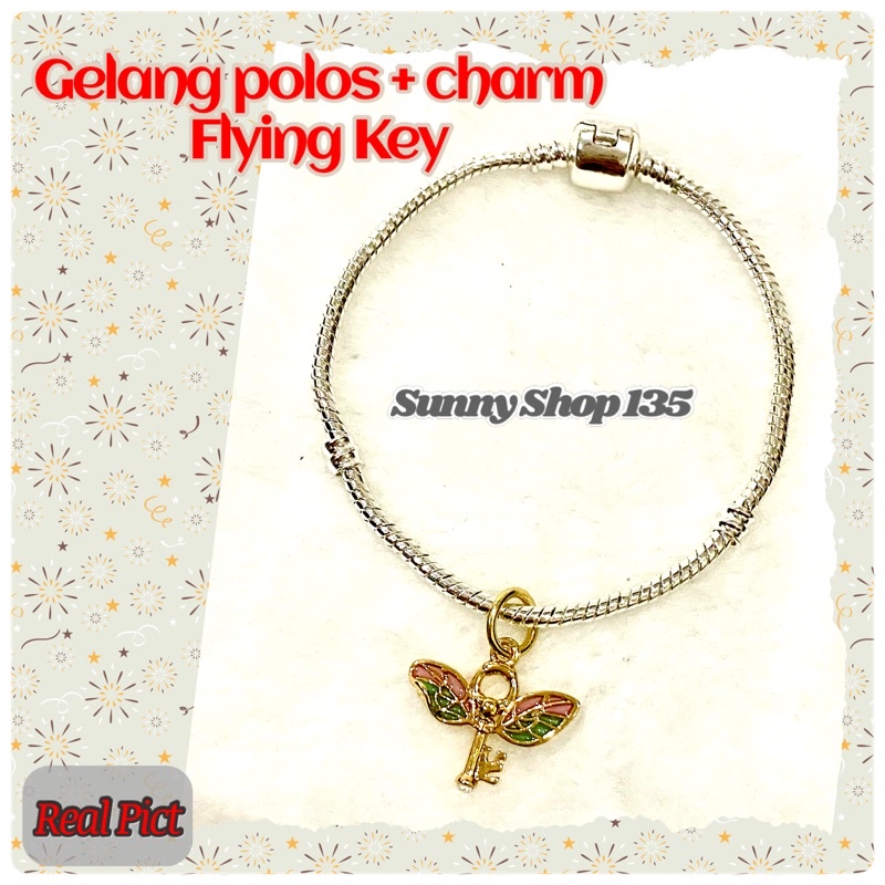 Jual Charm Liontin bentuk Flying Key Series Harry Potter | Shopee Indonesia