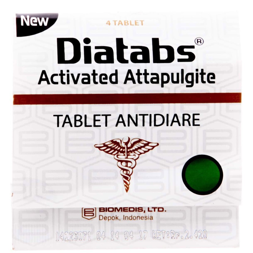 Jual New Diatabs Strip isi 4 tablet | Shopee Indonesia