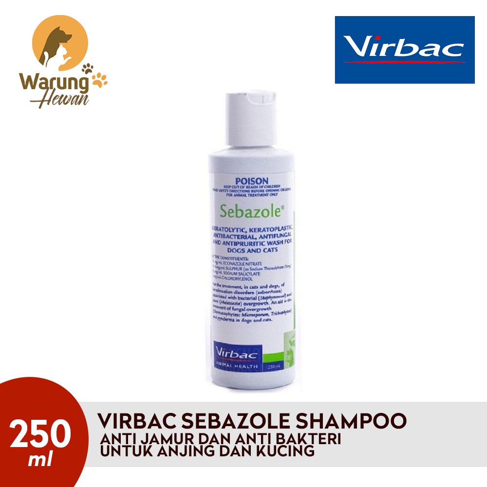 Jual Virbac Sebazole Shampoo Anjing dan Kucing Anti Jamur dan Bakteri ...