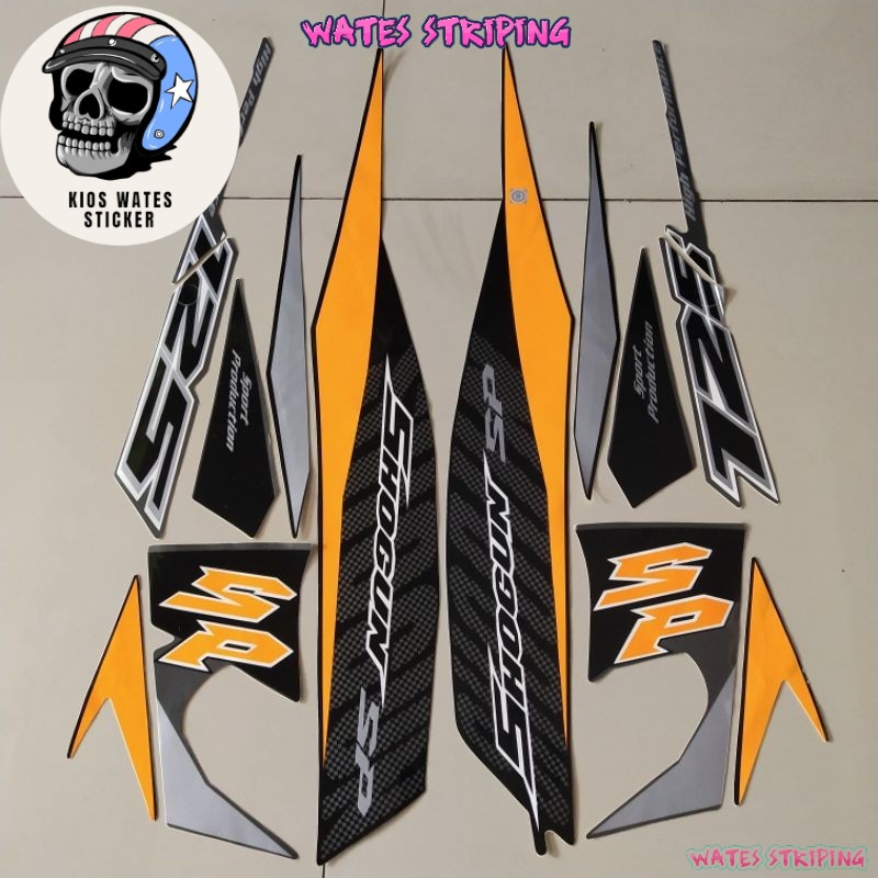 Jual Striping Decal Polet Sticker Suzuki Shogun sp 125 r 2009 2010 ...