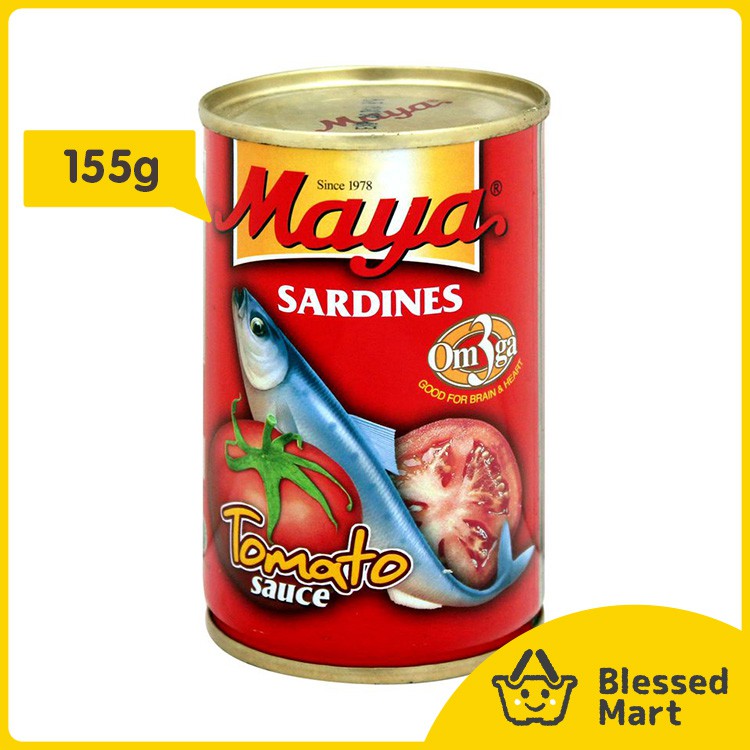 Jual Sarden Maya Kaleng Kecil 155g | Shopee Indonesia