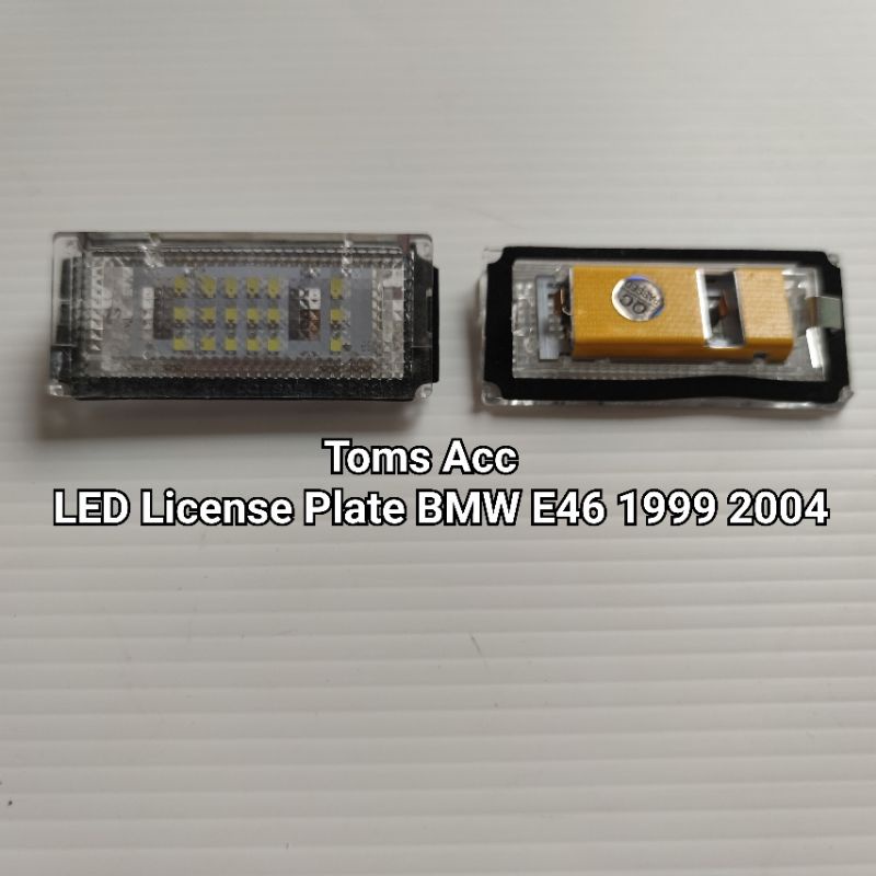 Jual Lampu LED Plat Nomor BMW E46 1999 2004 License Plate Super Bright ...