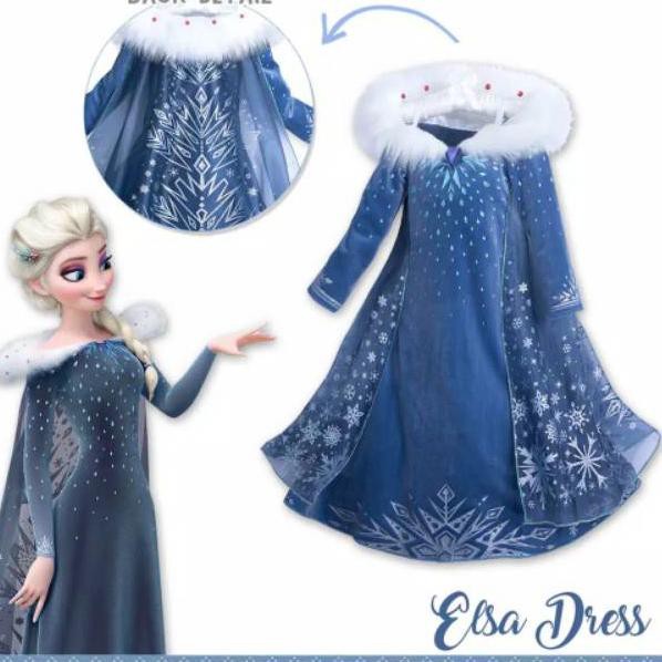 Jual NEW Dress Elsa Anna Frozen 2 - 9 Tahun | Baju Elsa Frozen | Baju ...