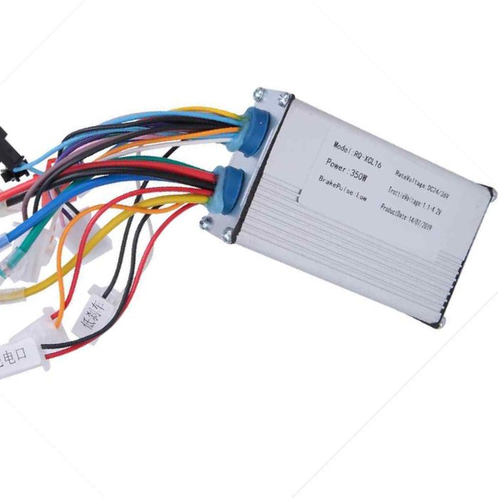 Jual kontroller sepeda listrik brushless 24v/36v 350W bldc controller ...