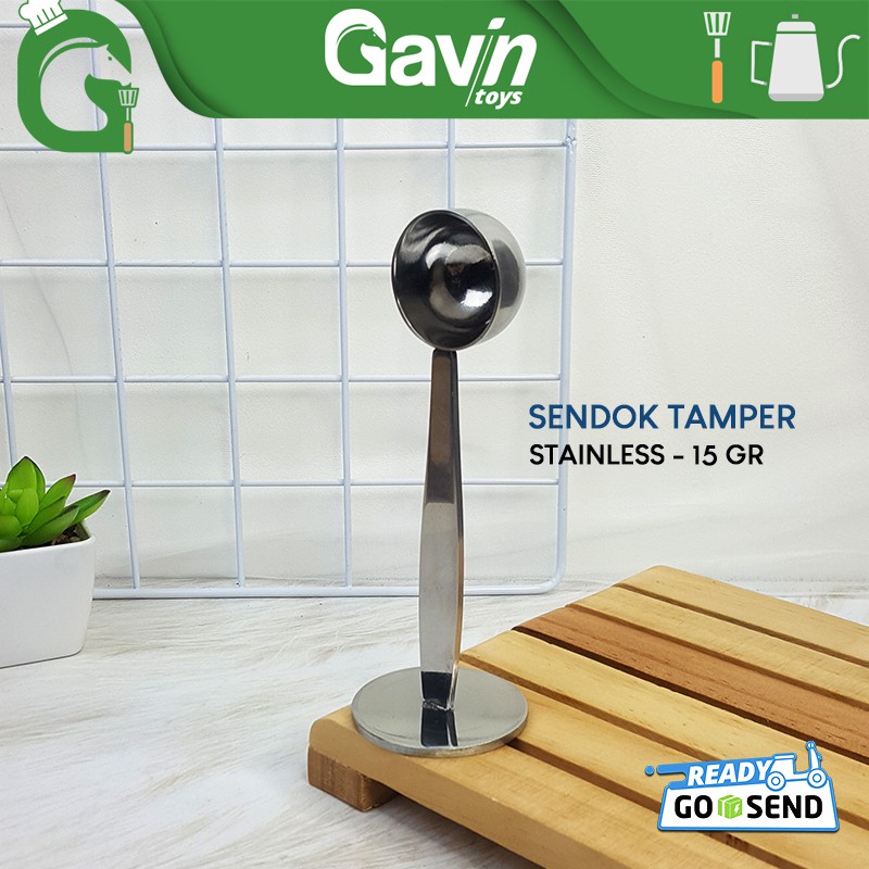 Jual Sendok Tamper Kopi 50mm Stainless - Tamper Rok Presso Moka Pot ...