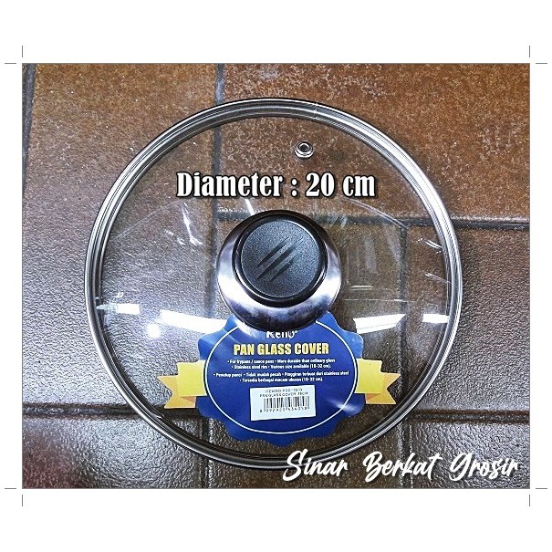 Jual Tutup Panci Kaca / Tutup Kaca Wajan / Pan Glass Cover Replacement ...