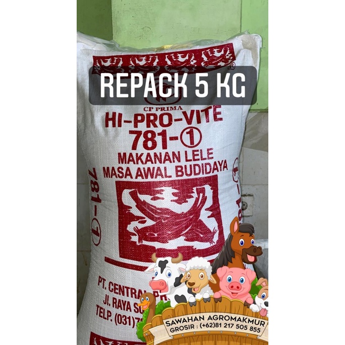 Jual pakan ikan lele 781-1 repack 5kg | Shopee Indonesia