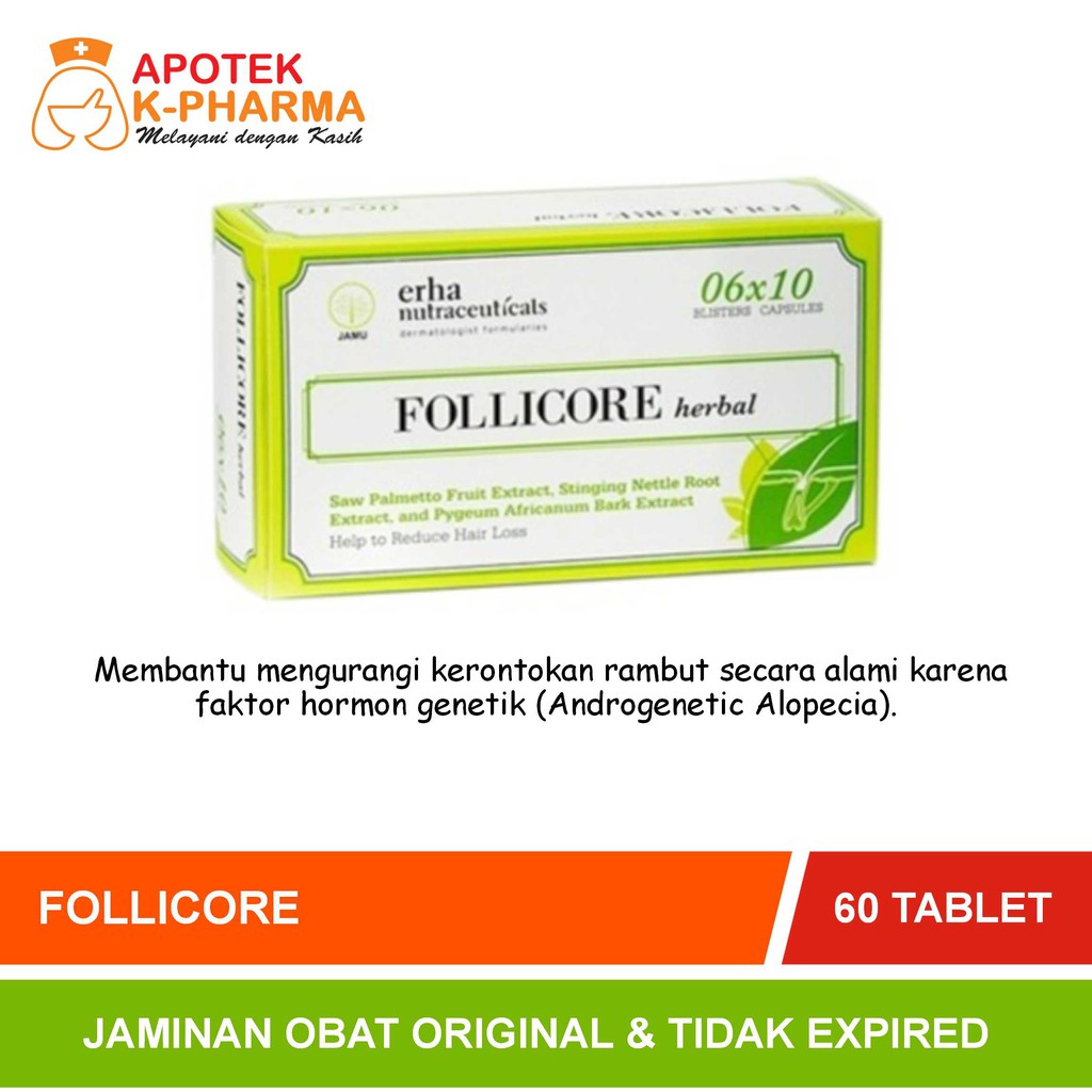Jual Follicore Isi 60 Tablet Obat Original | Shopee Indonesia