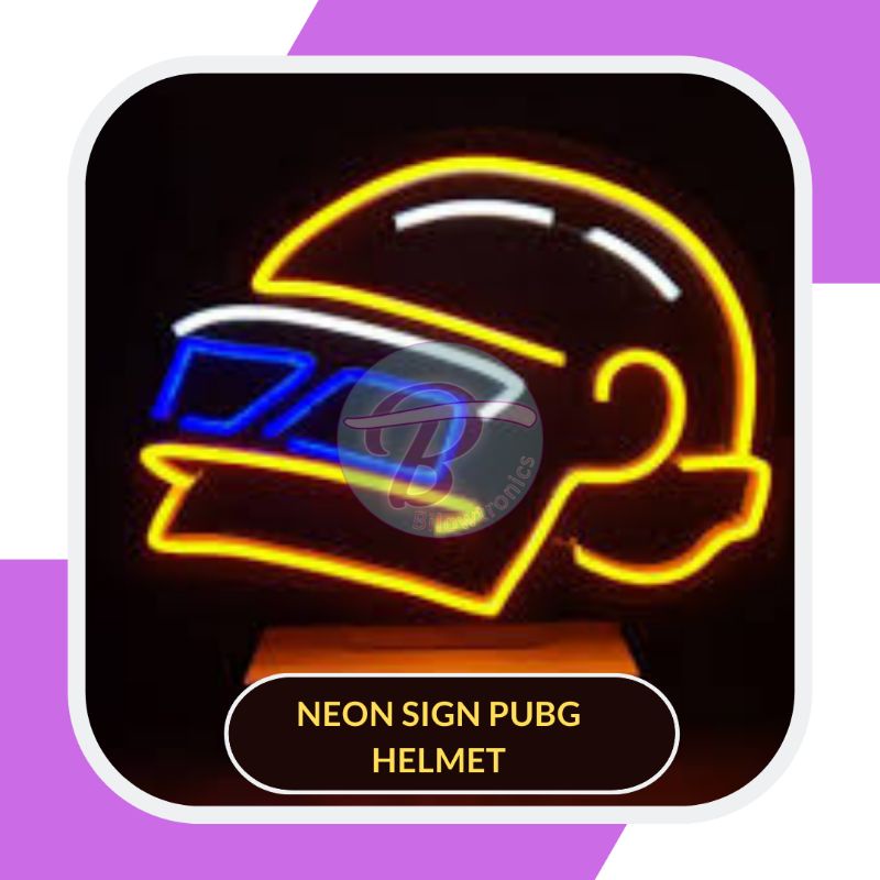 Jual Neon Sign Logo PUBG/FF Helmet | Shopee Indonesia