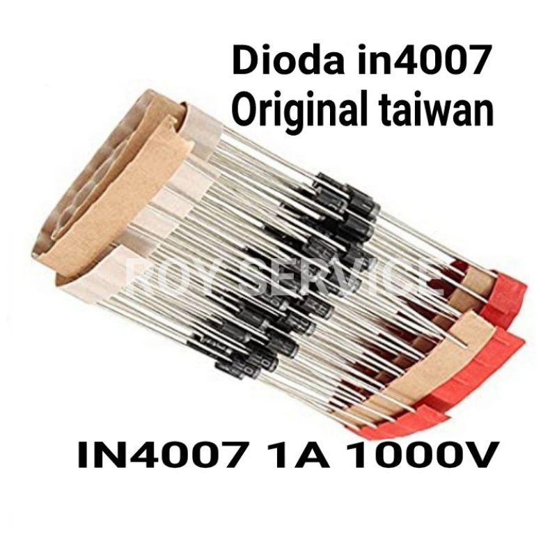 Jual 20pcs Dioda IN4007 Original / LN4007 1A 1000V ORIGINAL | Shopee ...