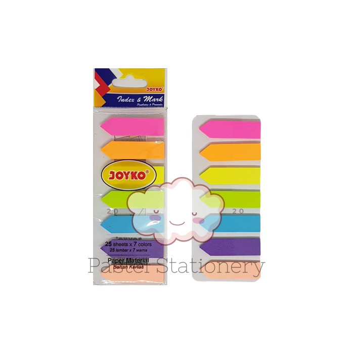 Jual Memo Sticky Notes Joyko IM-33 - Index Mark Penanda Pembatas Joyko ...