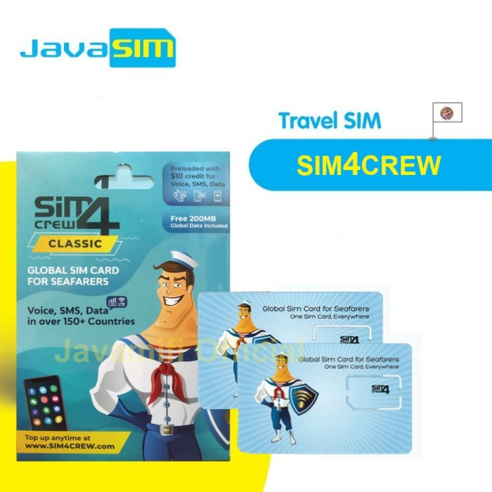 Jual SIM CARD GLOBAL SIM4CREW TRAVEL SIM INTERNET DAN TELEPON LUAR ...