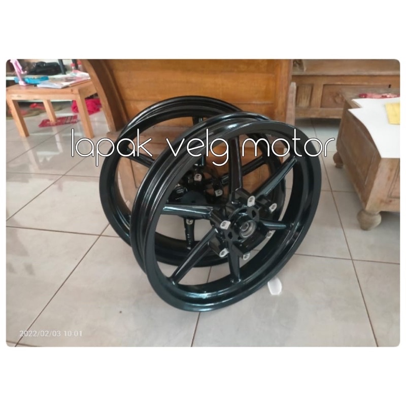 Jual velg racing palang sanca ninja rr uk 250/350x17 warna hitam ...