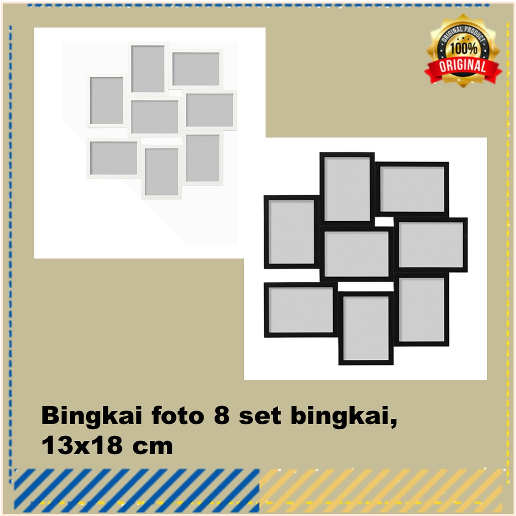 Jual Bingkai foto Vxbo 8 set bingkai, 2 varian warna 13x18 cm, Original ...
