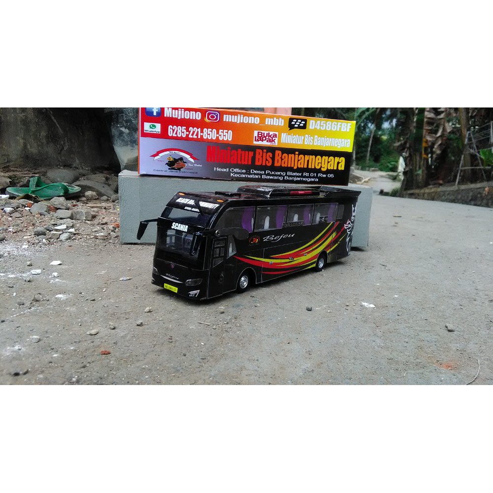 Jual Miniatur Bus Bejeu | Miniatur Bis Diecast Kendaraan Publik ...