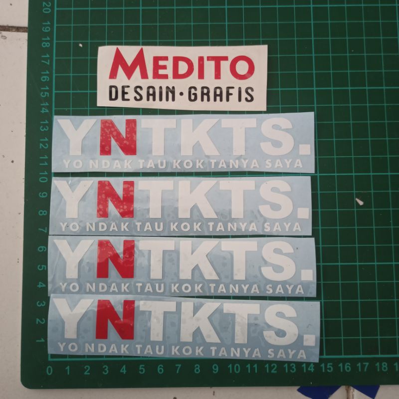 Jual Sticker YNTKTS ( Ya ndak Tahu Kok Tanya Saya ) | Shopee Indonesia