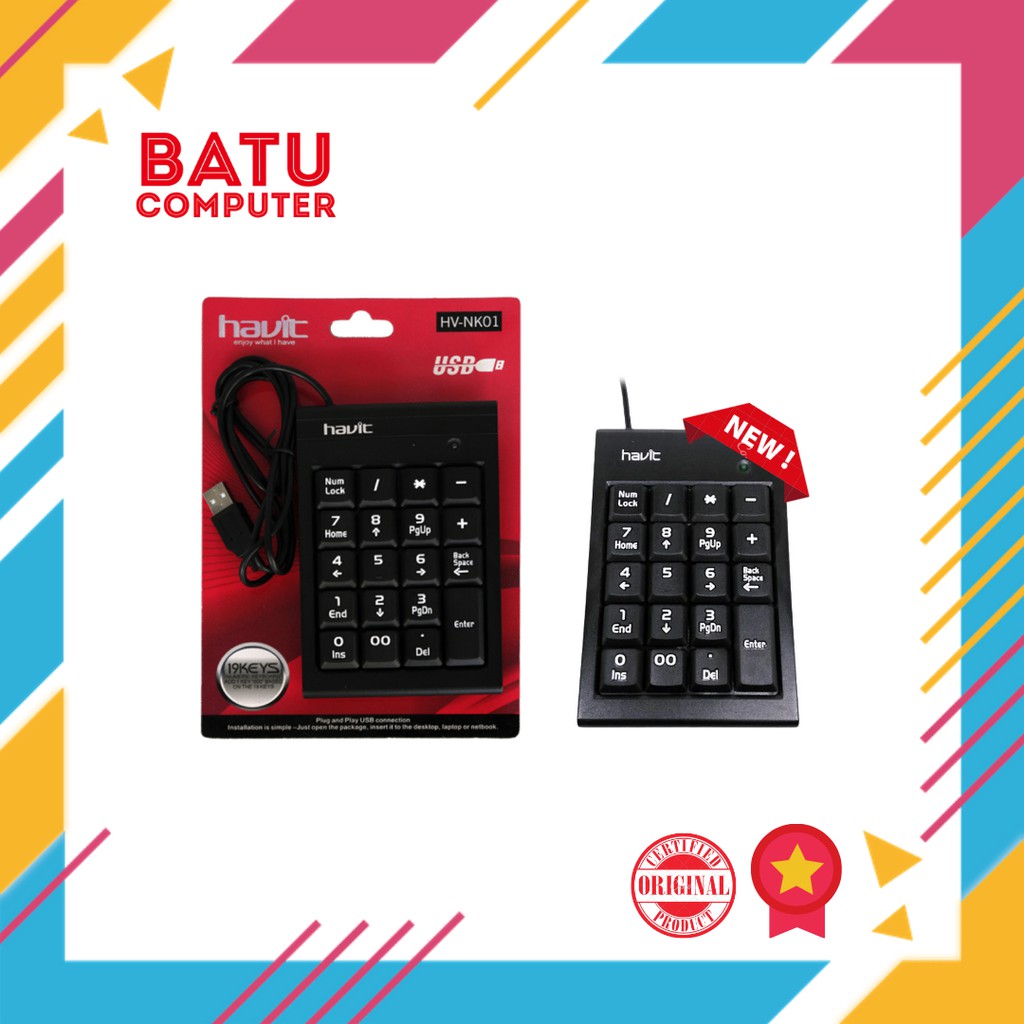 Jual Numeric Keypad Havit HV-NK01 | Shopee Indonesia