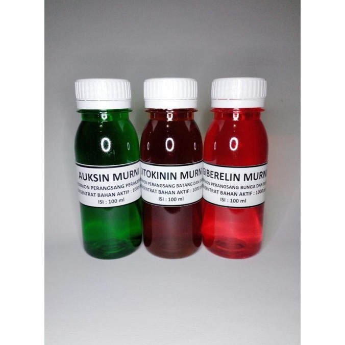 Jual Hormon Tanaman Giberelin Sitokinin Auksin Ukuran 100 ml | Shopee ...